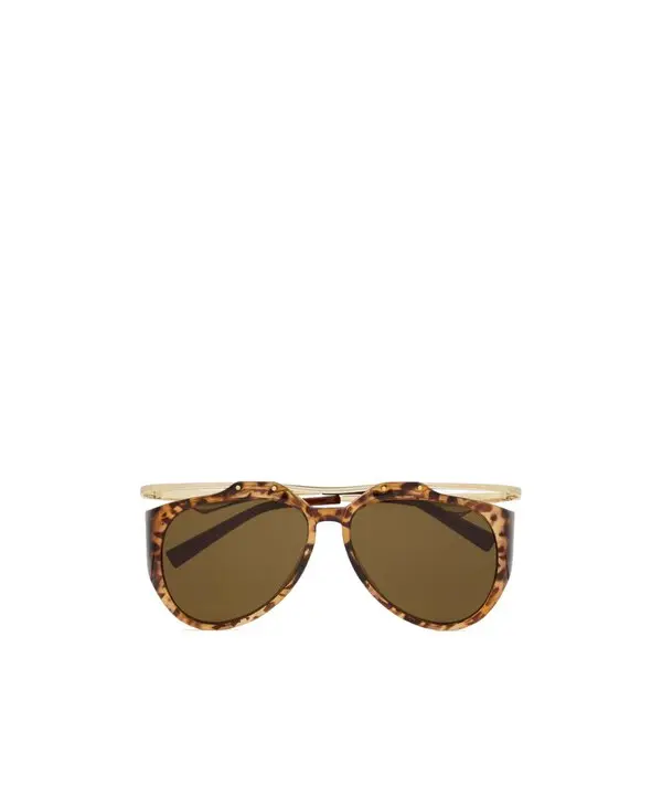Saint Laurent Aviator Sunglasses - Brown