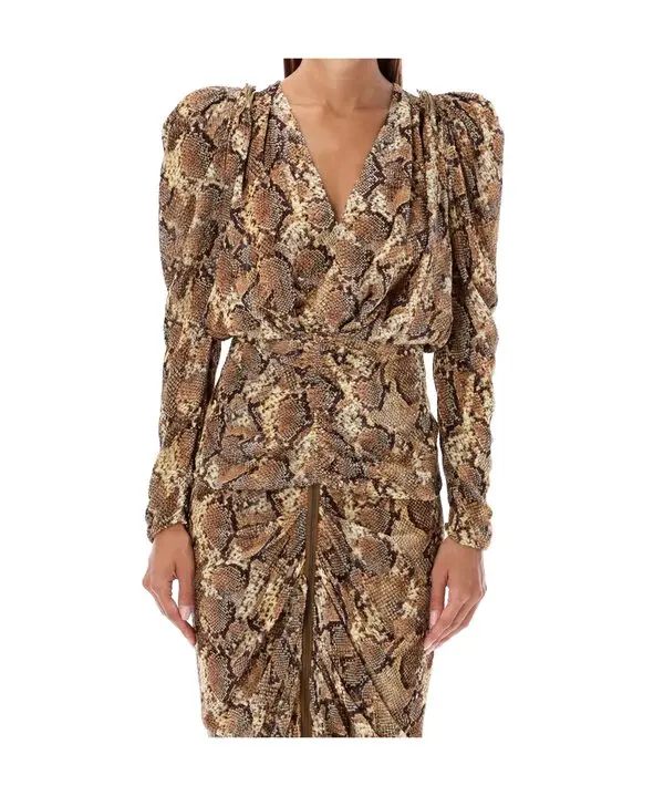 Isabel Marant Étoile Marlin Blouse V-neck, Long Sleeve