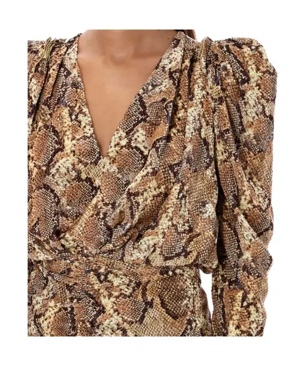 Isabel Marant Étoile Marlin Blouse V-neck, Long Sleeve