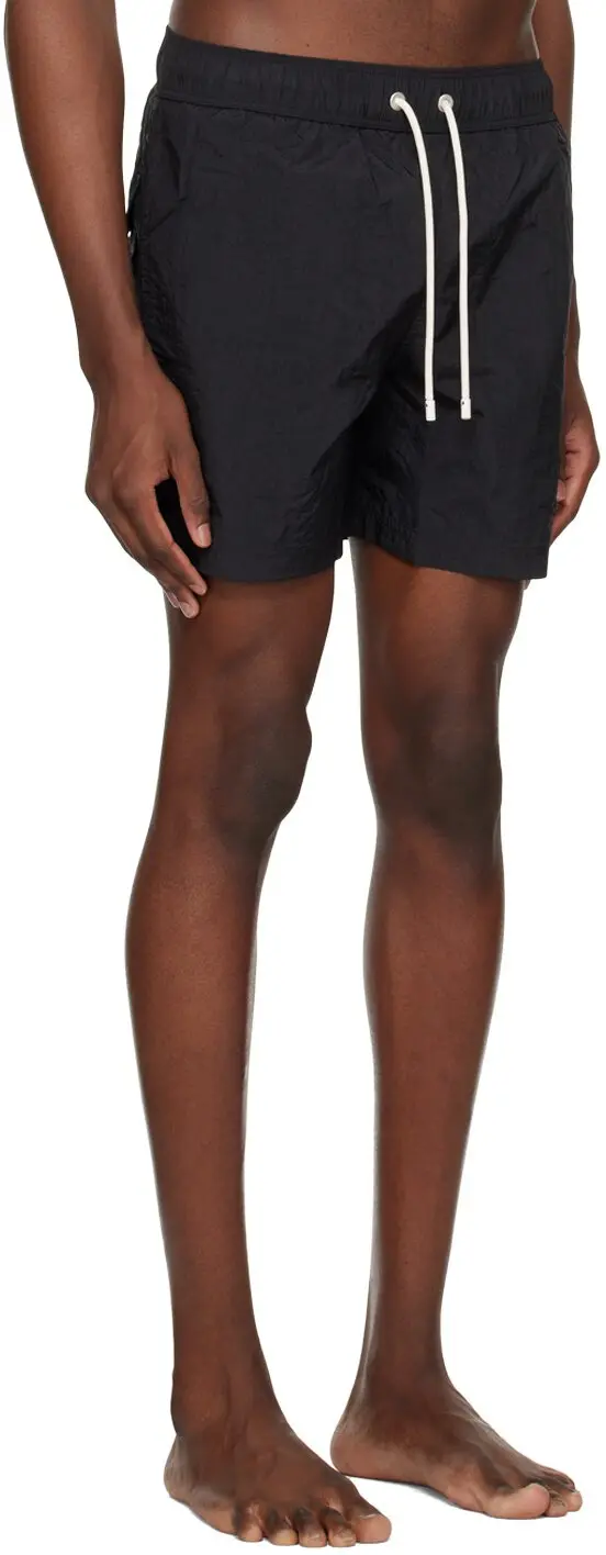 Palm Angels Monogram Patch Drawstring Swimming Shorts