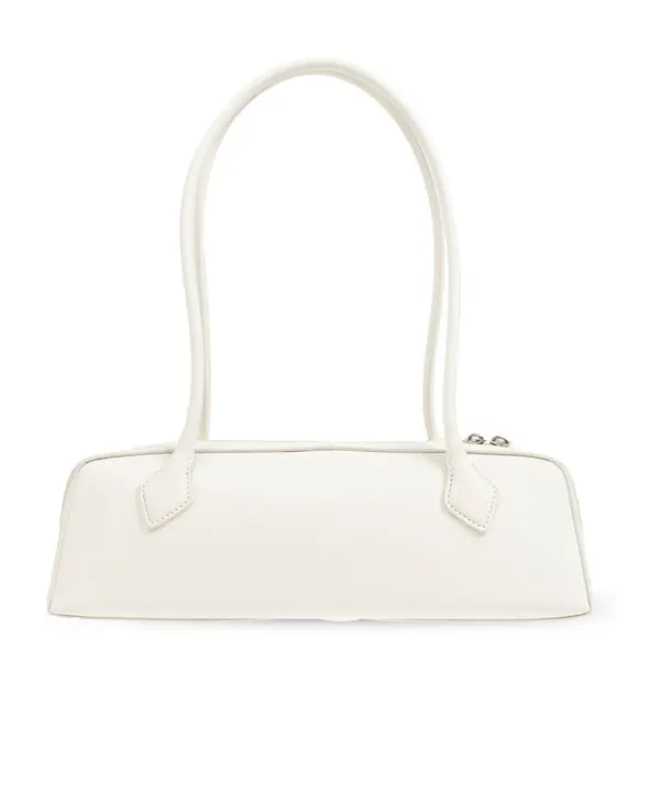 Alaïa Logo Shoulder Bag - Cream
