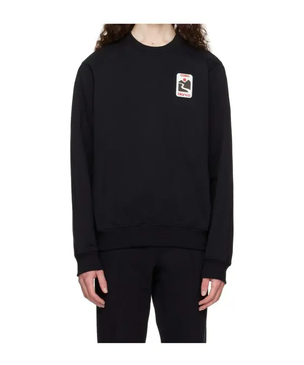 Casablanca Long Sleeve Sweatshirt - Black