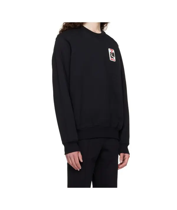 Casablanca Long Sleeve Sweatshirt With Graphic Logo Patch