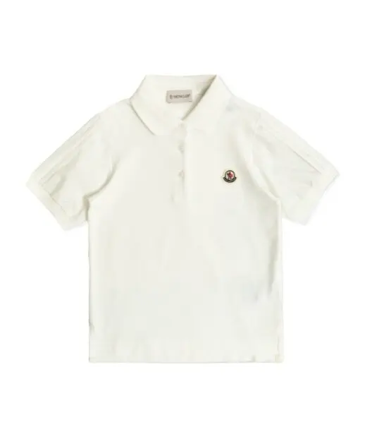 Moncler Piquet Polo Shirt With Logo Patches