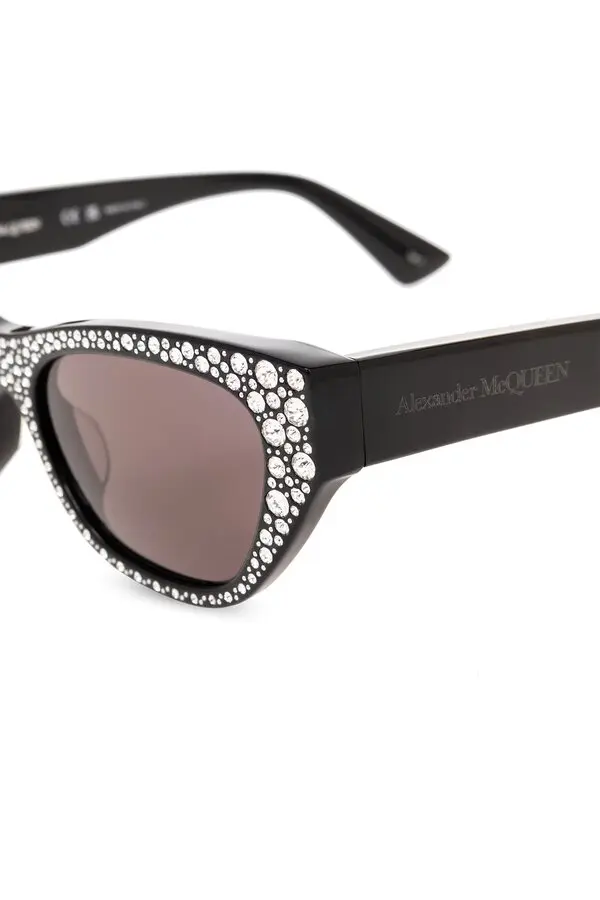 Alexander McQueen Embellished Cat-eye Sunglasses - Multicolor