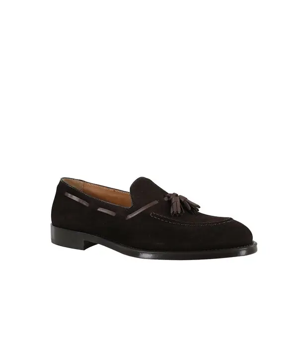 DOUCAL'S Tassel Detail Slip-on Loafers - Moro