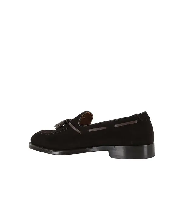 DOUCAL'S Tassel Detail Slip-on Loafers - Moro