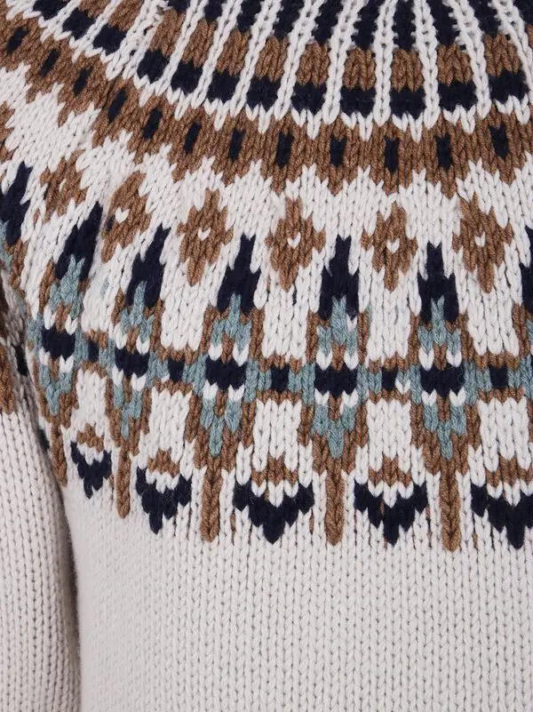 DONDUP Printed Turtle Neck Sweater