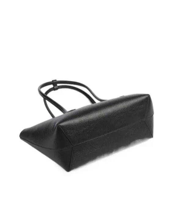 COCCINELLE Logo Printed Shoulder Bag - Black