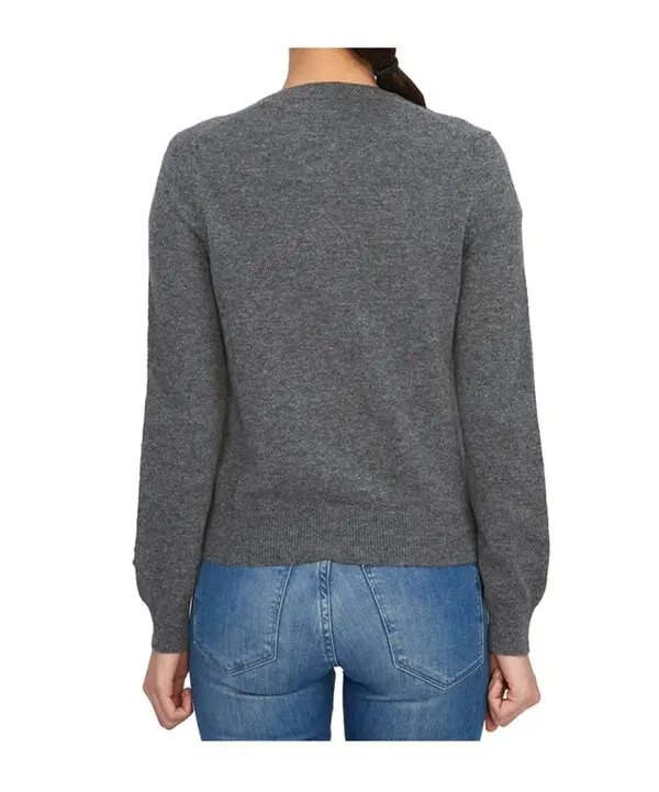 Play Comme Des Garcon Logo-patch Long-sleeve Cardigan