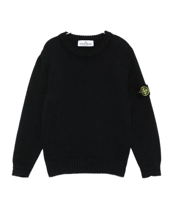 Stone Island Long-sleeved Pullover - Black