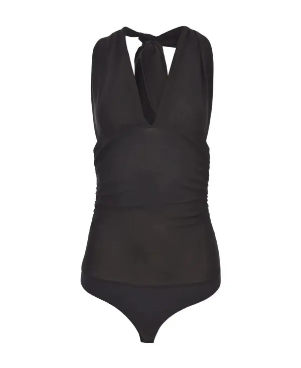 Pinko Sleeveless Belted One-piece - Black