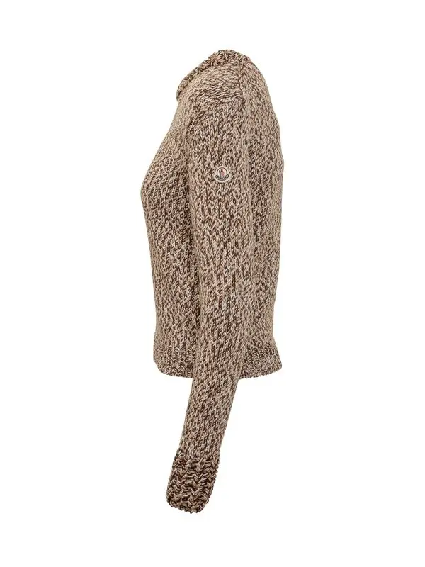 Moncler Logo Patch Knitted Sweater