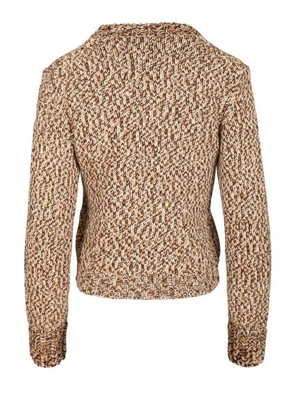 Moncler Logo Patch Knitted Sweater