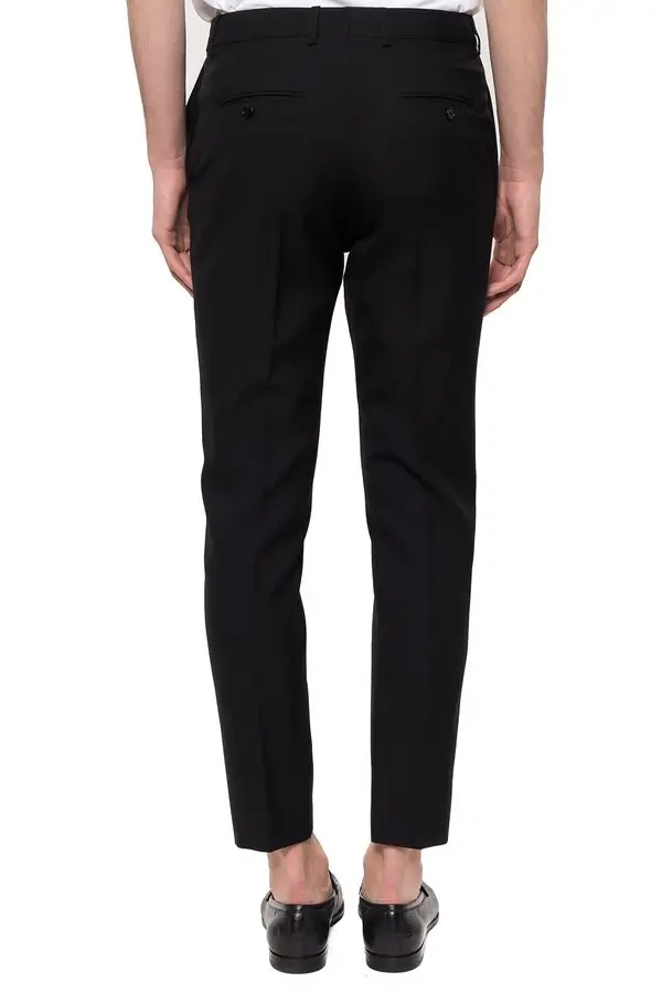 Celine Wool Gabardine Tapered Leg Trousers