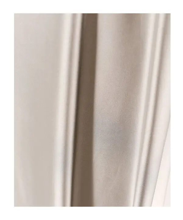 Giorgio Armani Side Silt Satin Skirt - Grey