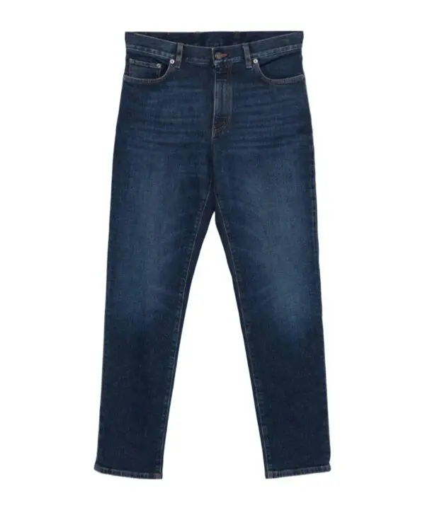 Zegna Belt Loop Jeans - Blue