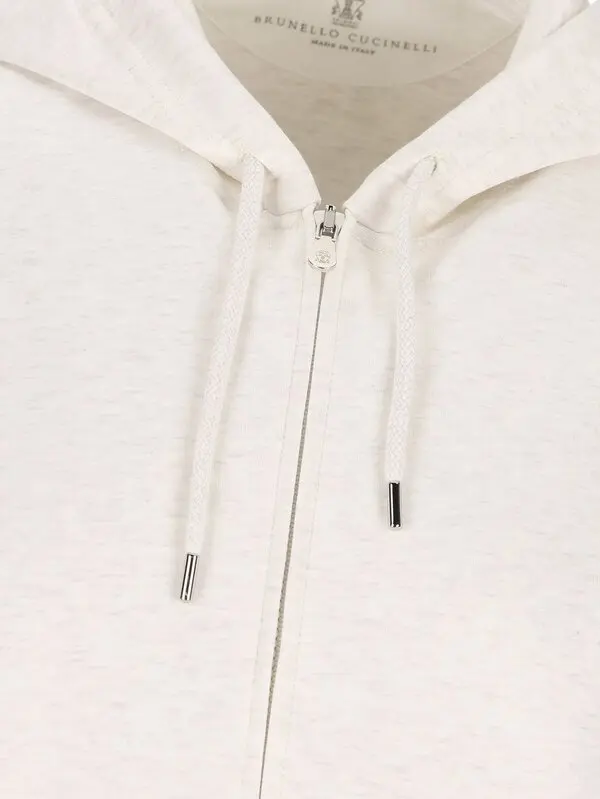 Brunello Cucinelli Sleeveless Zip-up Hooded Jacket