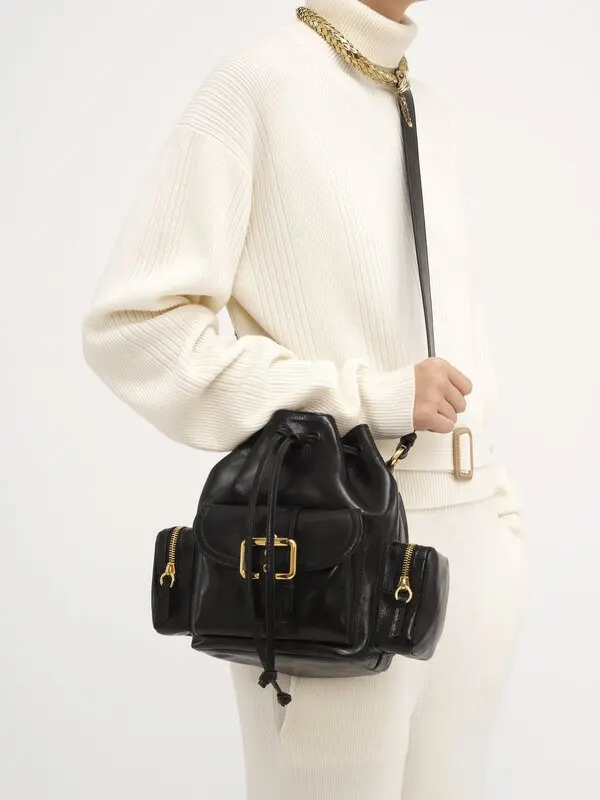 Chloé Camera Bucket Bag - Black
