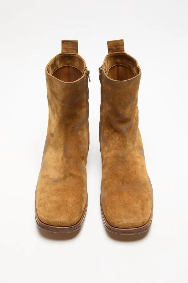 Acne Studios Suede Ankle Boots - Brown