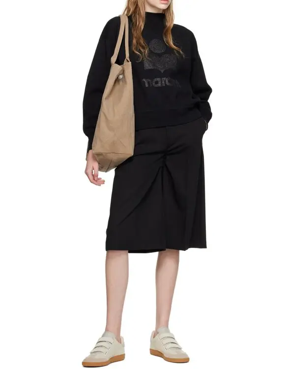 Isabel Marant Étoile Logo Embroidered Large Tote Bag - Nude