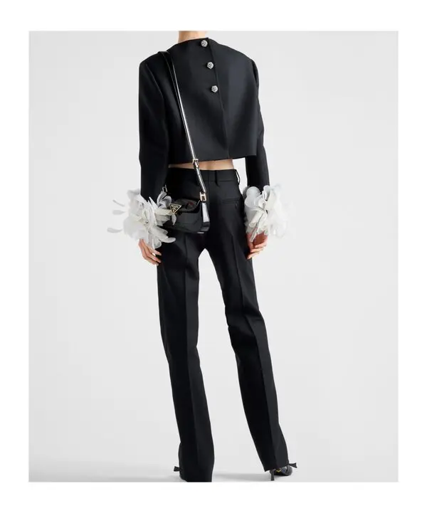 Prada Tailored Straight-leg Trousers - Black
