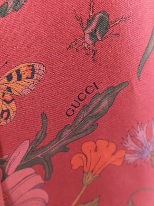 Gucci Flora Printed Long Sleeve Shirt