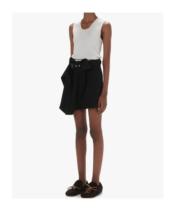 J.W.ANDERSON Jw Anderson Fold Over Mini Skirt