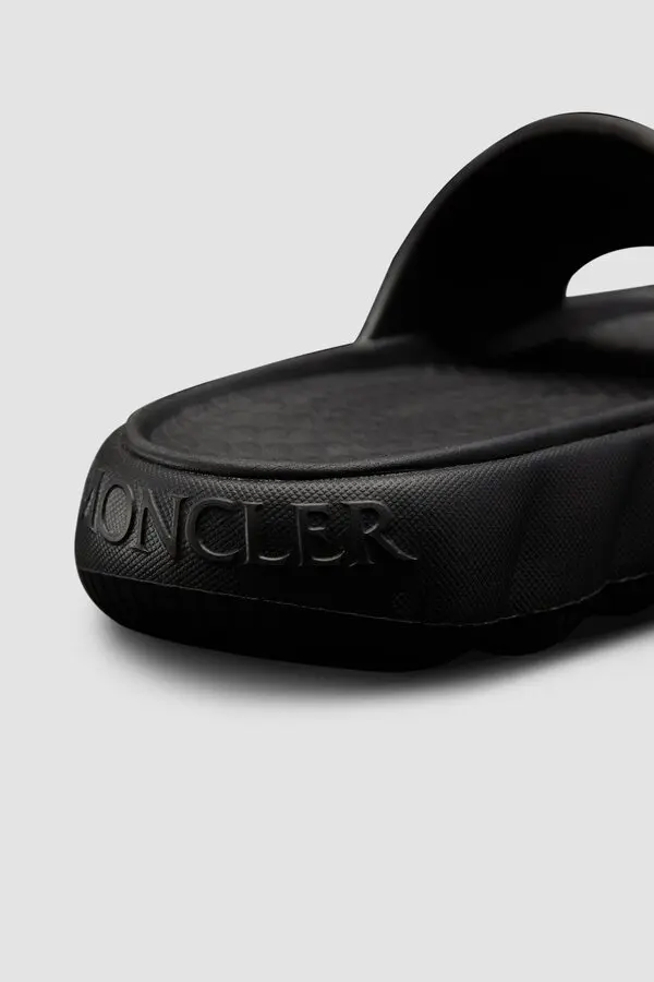 Moncler Logo Embossed Slides