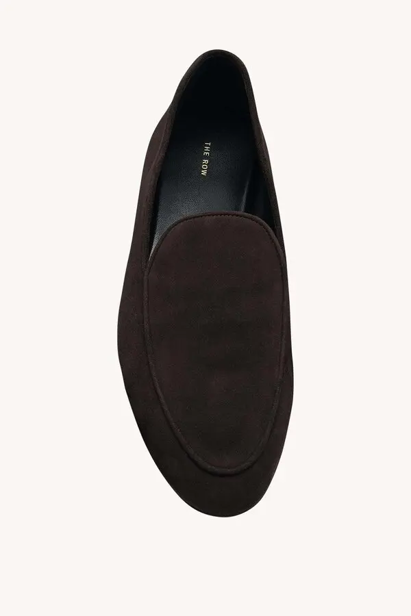 THE ROW Awar Loafers - Lacquer Brown