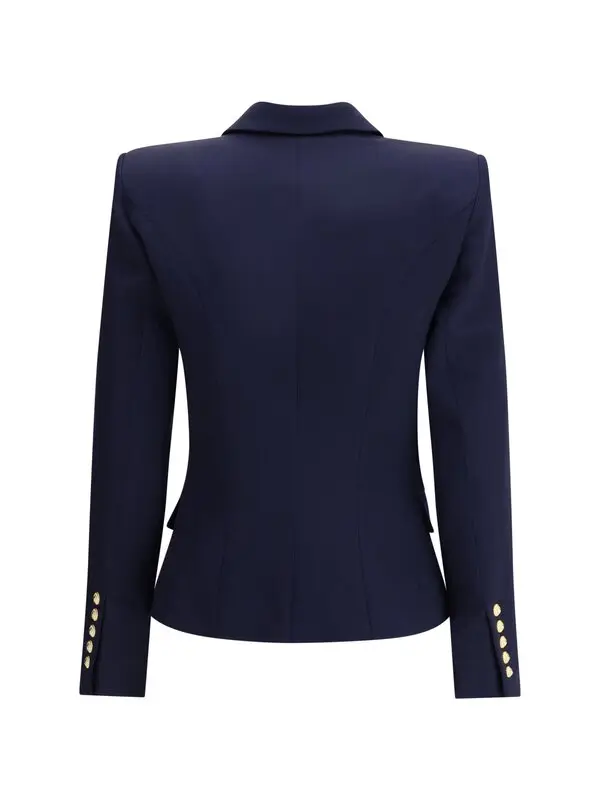 Balmain Double Breasted Tailored Blazer - Black