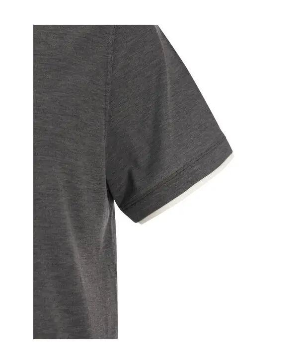 Brunello Cucinelli Double Layered Crewneck T-shirt