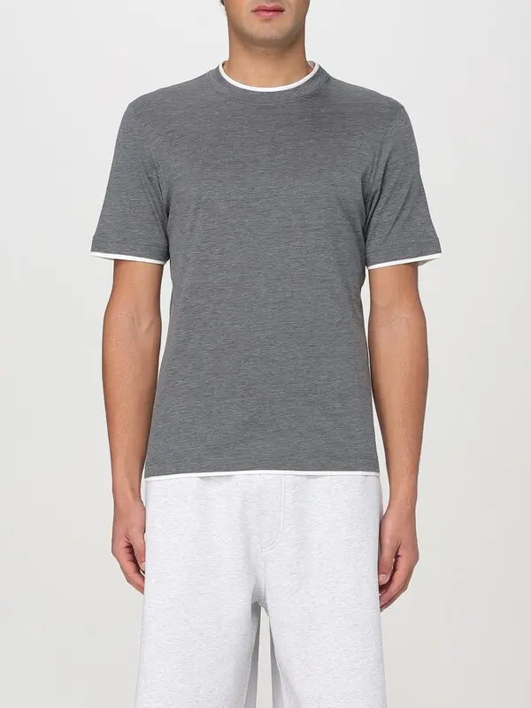 Brunello Cucinelli Double Layered Crewneck T-shirt