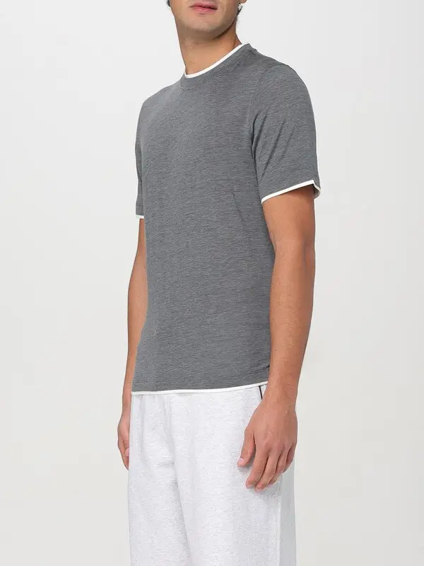 Brunello Cucinelli Double Layered Crewneck T-shirt