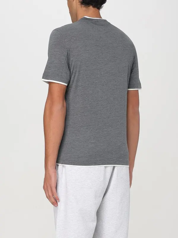 Brunello Cucinelli Double Layered Crewneck T-shirt