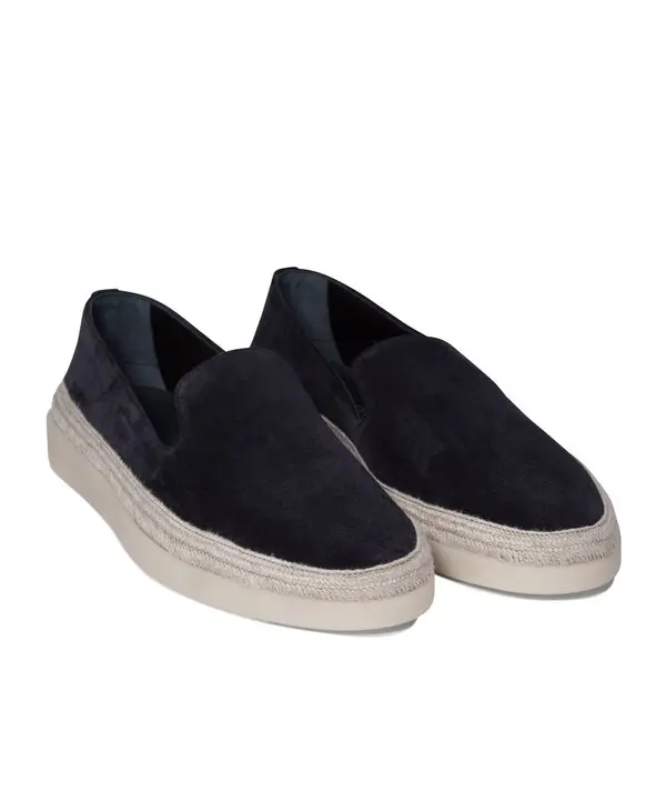 Prada Round Toe Slip-on Loafers