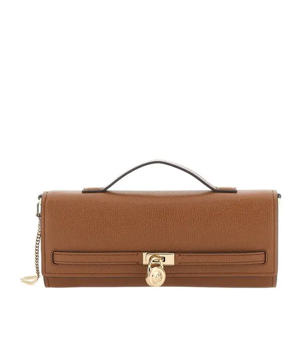 Michael Kors Hamilton Foldover Top Clutch Bag With Top Handle