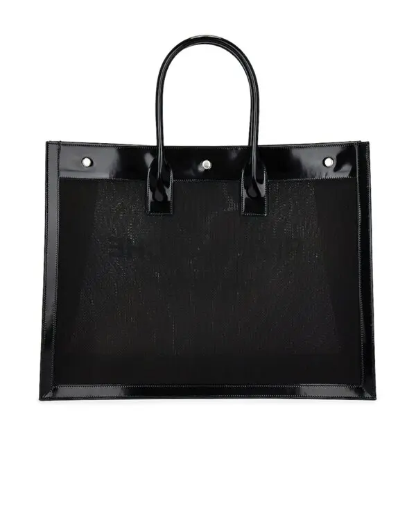 Saint Laurent Rive Gauche Top Handle Bag - Black