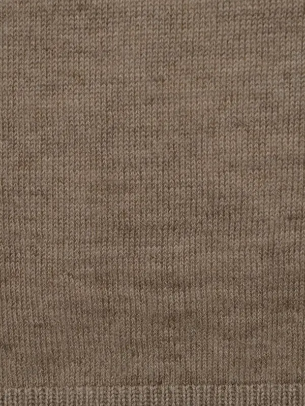 Max Mara Marica Crewneck Long-sleeved Jumper In Ultralight Cashmere - Beige