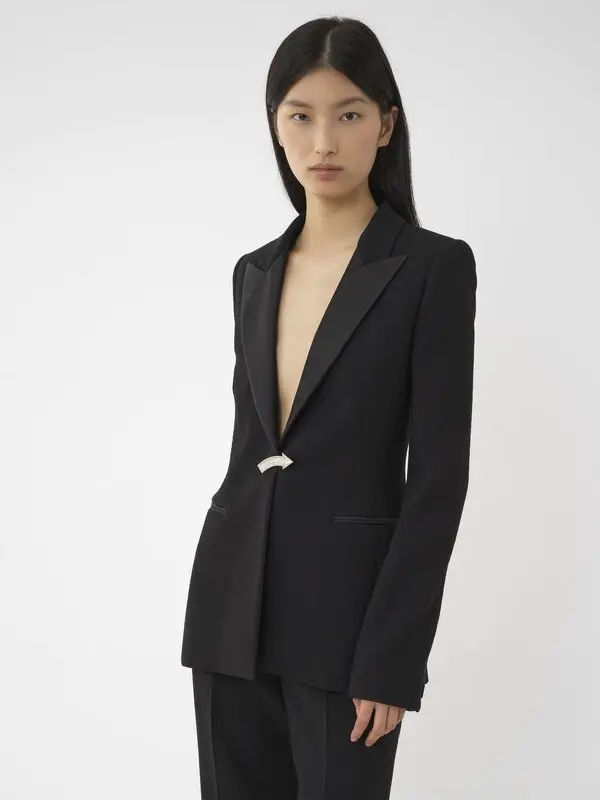 Chloé Embellished Tuxedo Blazer