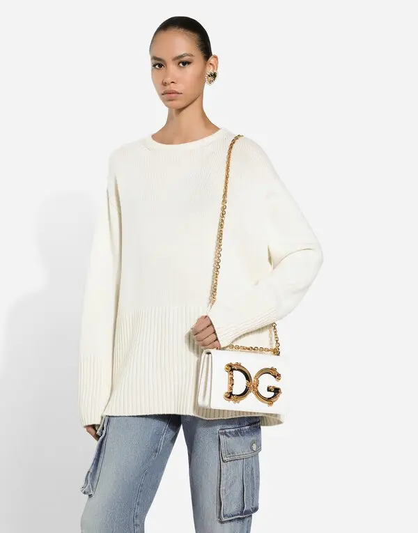Dolce & Gabbana Ribbed Crew Neck Sweater
