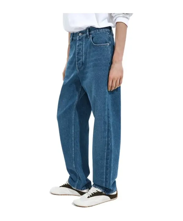 Bottega Veneta Button Detailed Wide Leg Jeans