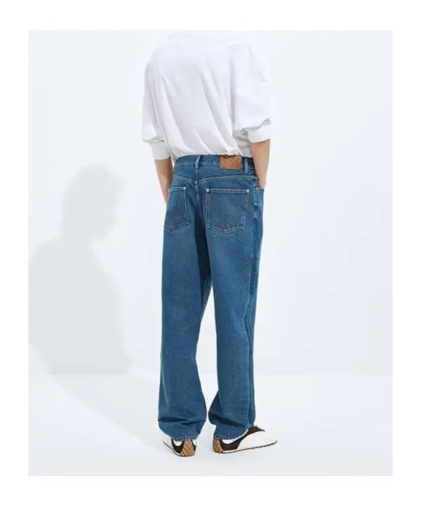 Bottega Veneta Button Detailed Wide Leg Jeans