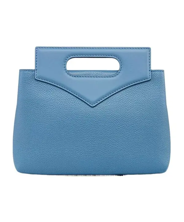Mcm Soft Diamond Embossed Tote Bag - Blue