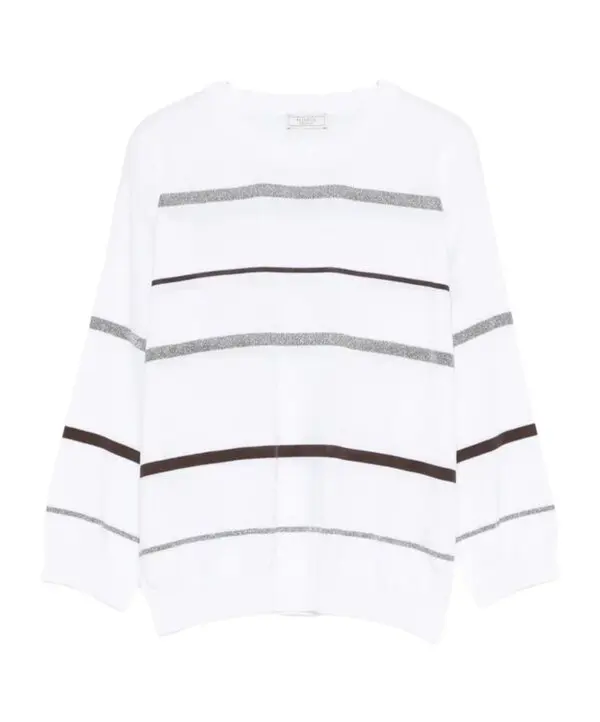 Peserico T-shirts And Polos - White/grey
