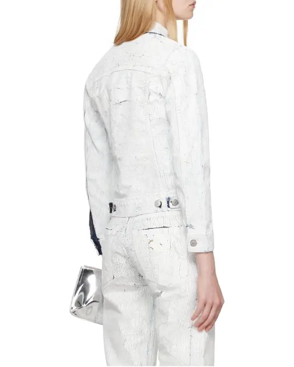 MAISON MARGIELA Coated Finish Denim Jacket