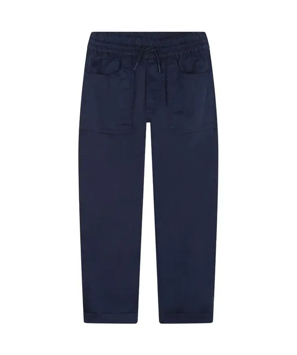 Kenzo Logo Embroidered Trousers - Black