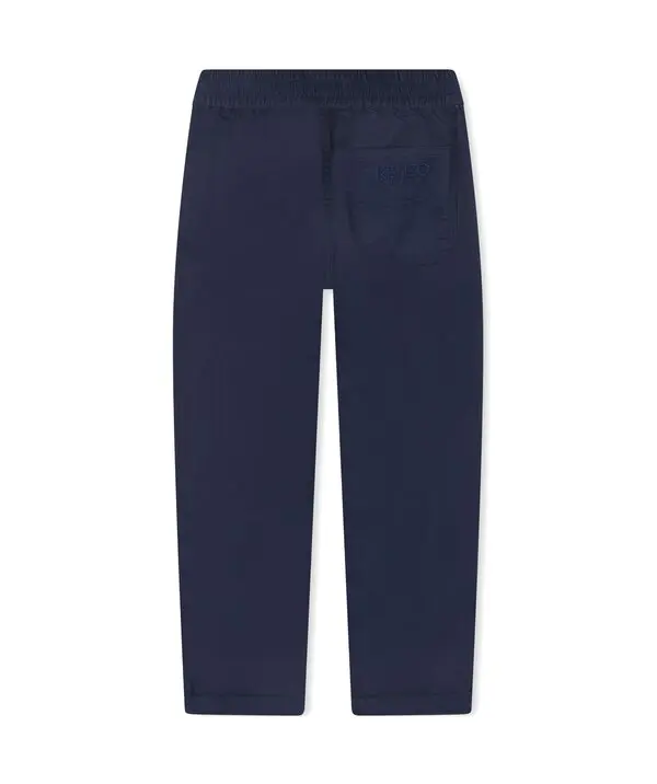 Kenzo Logo Embroidered Trousers - Black