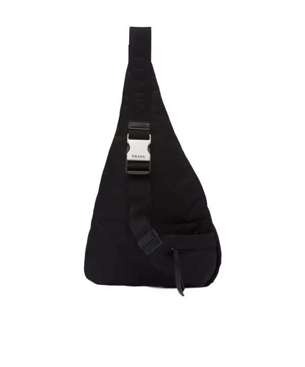 Prada Logo Plaque Zipped Backpack