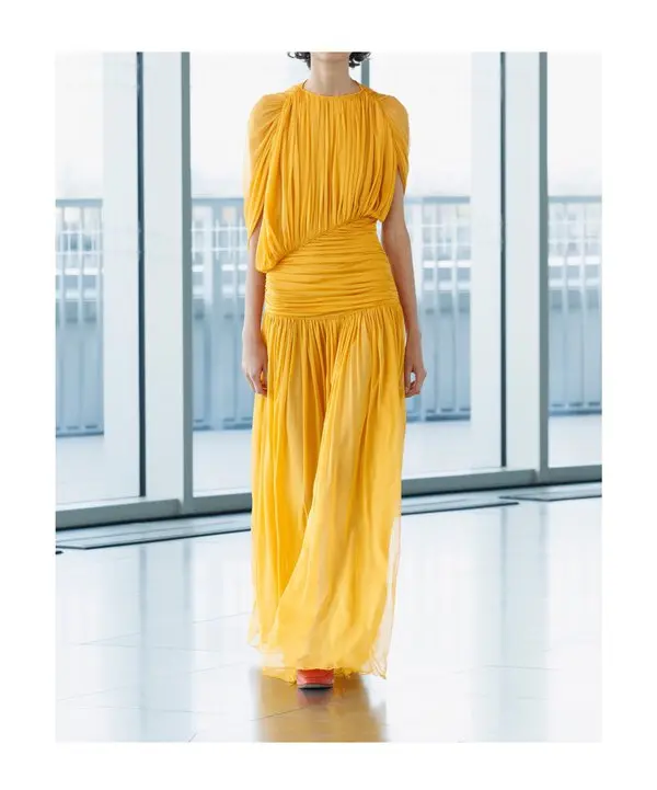 Tove Pleated Maxi Dress
